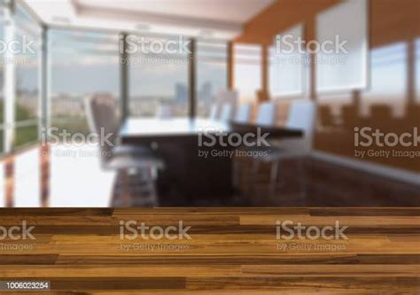 빈 나무 테이블 배경입니다 바닥입니다 현대 사무실 캐비닛입니다 3차원 형태에 대한 스톡 사진 및 기타 이미지 3차원 형태