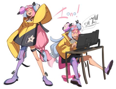 Iono Pokemon And 1 More Drawn By Eskey09 Danbooru