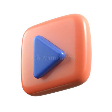 Plastic 3d Icon Of Player In A Minimalistic Style For The Interface Of