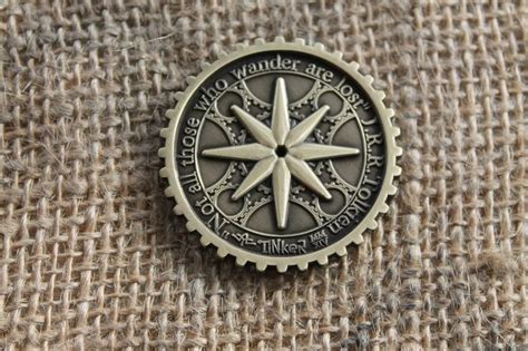 Tinker Gearcoin Arrival Wave 1 Compass Coin Antiqued Brass