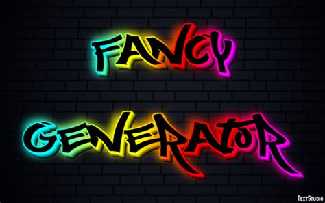 Fancy Generator Efecto De Texto Y Diseño De Logotipos Fuente