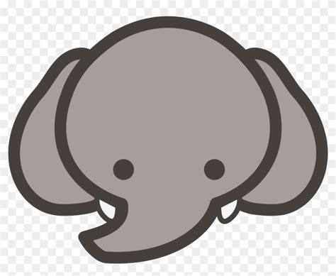 Elephant Head Svg
