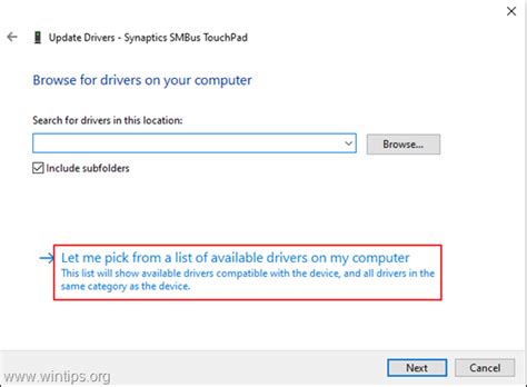 FIX TouchPad Settings Missing In Windows WinTips Org