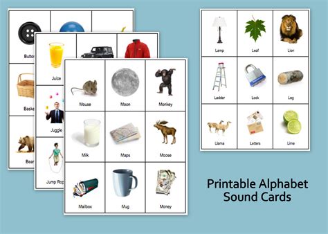 Printable Letter Sound Cards