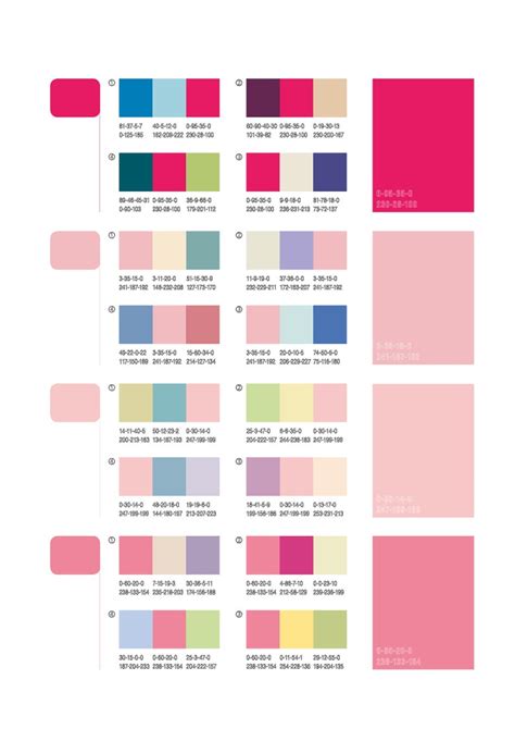 Digital Color Card For Cad Etsy