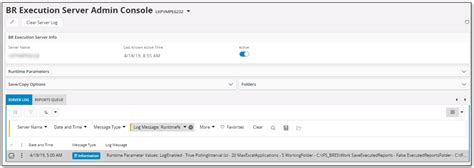 Br Execution Server Admin Console Technical Documentation For Ifs Cloud