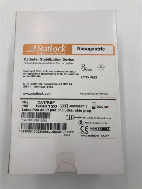 Statlock Catheter Stabilization Device Gb Tech Usa