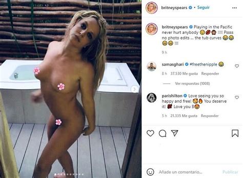 Britney Spears Celebra El Fin De Su Tutela Con Un Desnudo Integral
