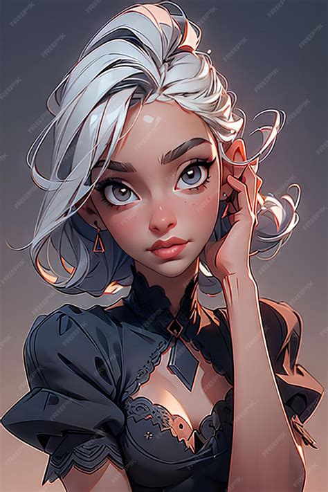 Premium Ai Image Young Sexy Girl Anime Style Character Illustration