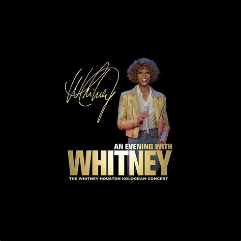 Whitney Houston Music Best Collection Designs Logo Digital Art By