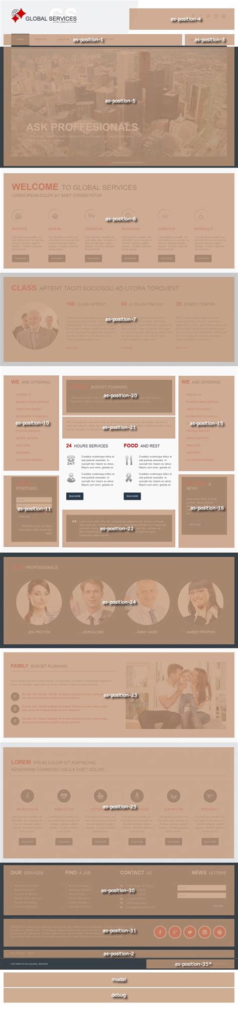 Joomla Template Module Positions 002071