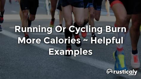 Running Or Cycling Burn More Calories ~ Finally Understand