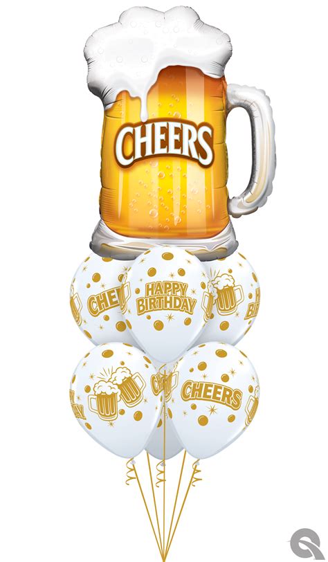 Cheers Birthday Beer Bouquet Melbourne Party Balloons Melbournes