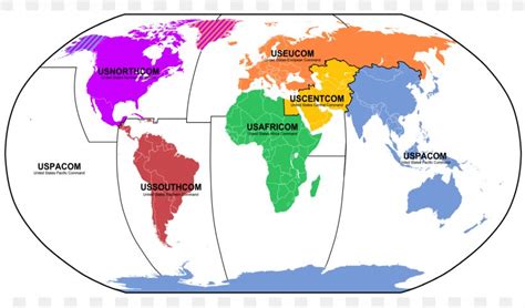 Area Of Responsibility United States Department Of Defense Unified