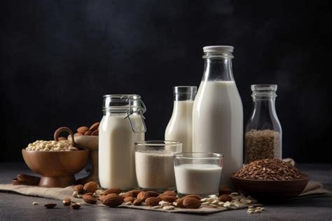 Premium Photo Plant Based Milk As Alternatives To Dairy