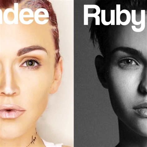 You Have To See This Ruby Rose Makeup Transformation