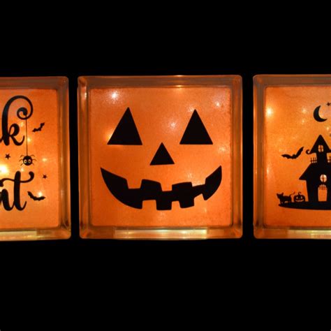 Glass Block Lights Etsy