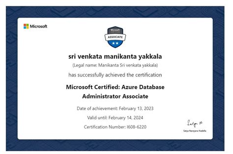 sri venkata manikata yakkala on linkedin i m happy to share that i ve obtained a new