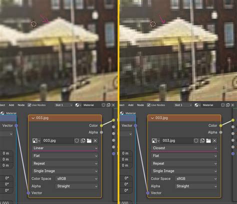 Is Thert A Way To Turn Off Texture Filtering Mips For Evee Or Material