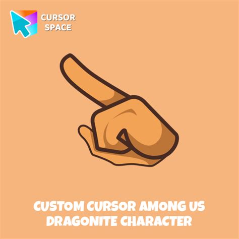 Cursor Custom Cursor Among Us Dragonite Character For Chrome Cursor Space