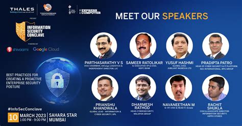 Infosecconclave Dr Parthasarathy V S