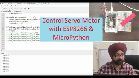 003 Control Servo Motor With Esp8266 And Micropython Pwm Tutorial For Endless Engineering