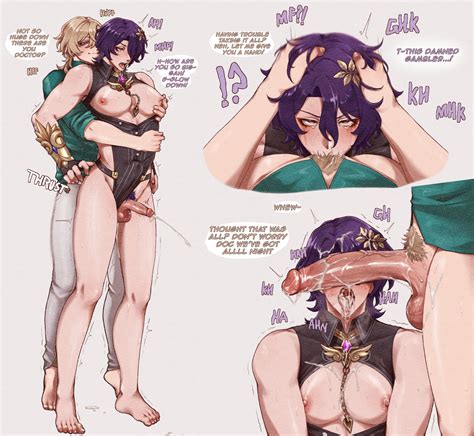 Rule 34 Aventurine Honkai Star Rail Big Penis Blowjob Cant See The Haters Cum In Mouth