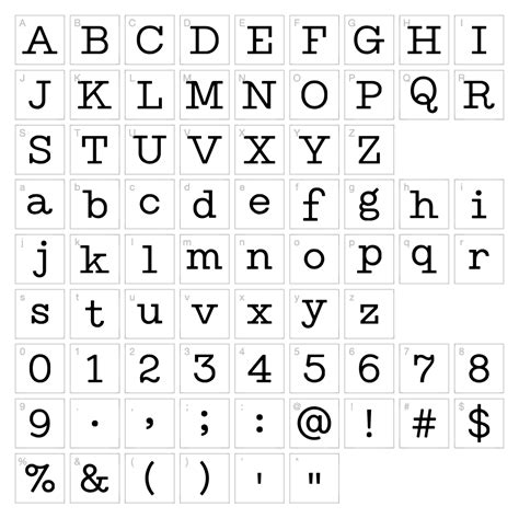 Type Machine Font Vectordad