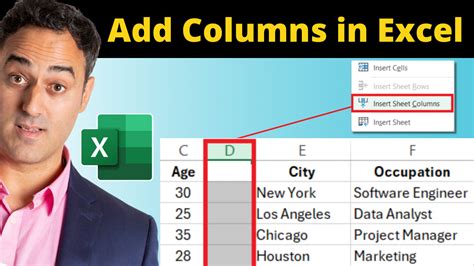 How To Add Columns In Excel Step By Step Guide Myexcelonline