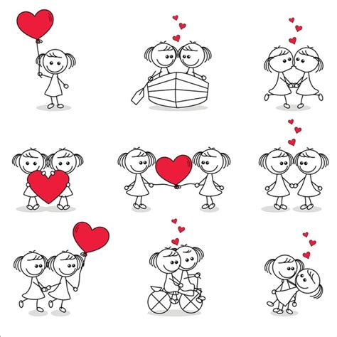 9 Bride Groom Heart Stick Figure Clip Art Royalty Free Images Stock Photos Pictures
