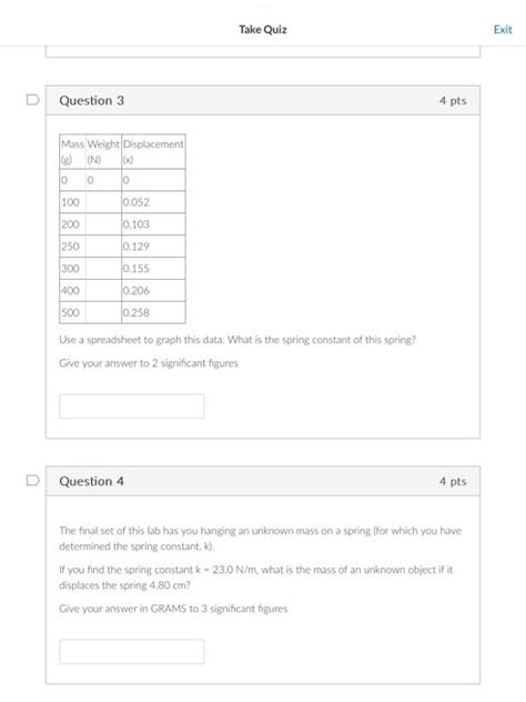 Solved Use A Spreadsheet To Graph This Data What Is The Chegg