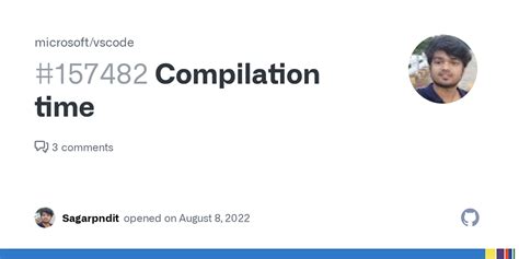 Compilation Time Issue 157482 Microsoft Vscode GitHub