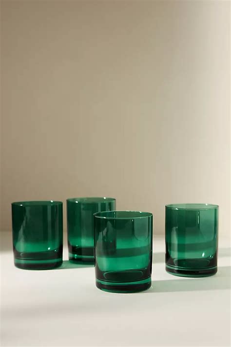 Morgan Double Old Fashioned Glasses Set Of 4 Anthrohome