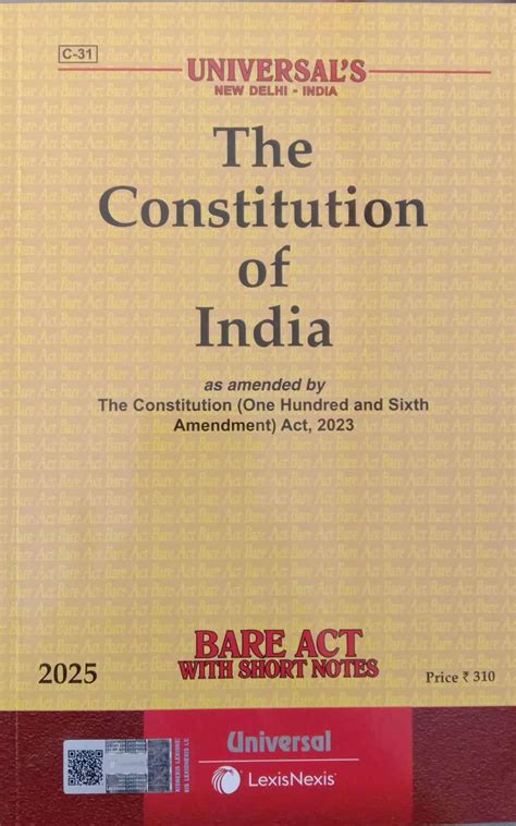 The Constitution Of India Bare Act