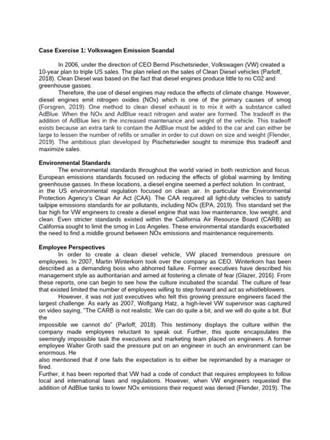 Caseexercise13 Pdf Exhaust Gas N Ox