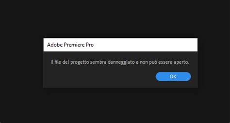 Corrupt Project Premiere Pro 2021 Project Seems D Adobe Product