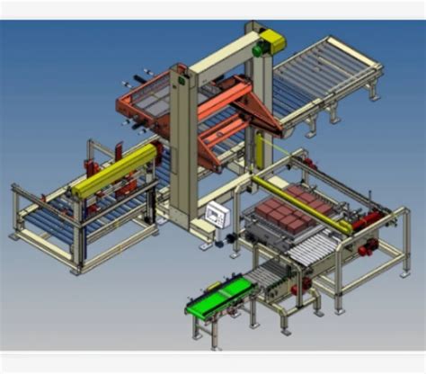 Whole Layer Cartons Palletizer Machine Low Level High Speed Gantry Palletizer Gantry Palletizer