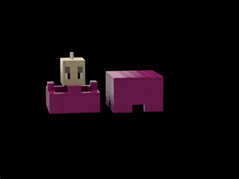Lego Moc Large Shulker By Dragonfire1 Rebrickable Build With Lego