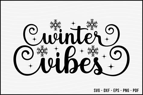 Winter Vibes Winter Svg Design Graphic By Beecraftr · Creative Fabrica