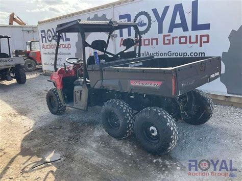 2011 Polaris Ranger 800 6x6 Dump Utility Cart Royal Auction Group