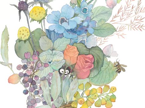 花束一只会画画的师子 站酷zcool