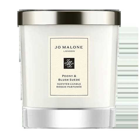 Peony And Blush Suede Scented Candle Sundora