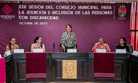 REALIZAN XXII SESIÓN DEL CONSEJO MUNICIPAL PARA LA ATENCIÓN E INCLUSIÓN