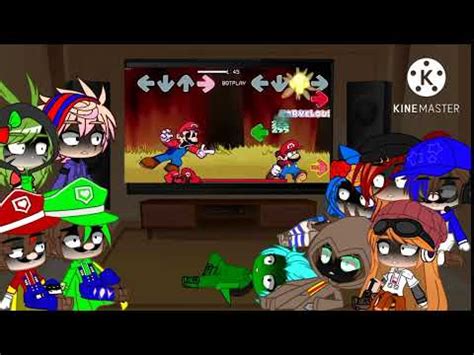 Smg4 Crew React To Confronting Yuorself Mario Exe And Mario Gacha Club YouTube