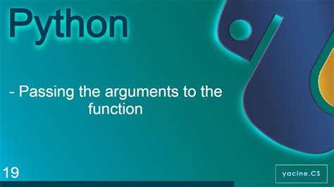 الدرس 19 من تعلم البايثون الدوال ج2 Python Functions 2 Youtube