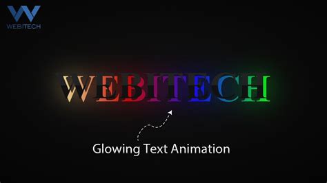 Text Glow Effect Using Html And Css Using Text Shadows Youtube