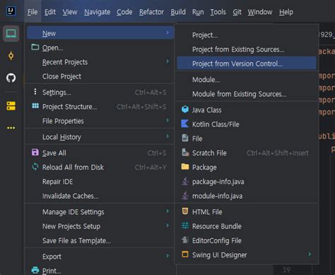 Github 코드를 인텔리j로 가져오기clone