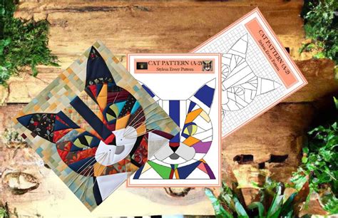 Cat Patchwork Project Cat Quilt Design Quilt Pattern With Cat Cat Patchwork Fabric Ideas