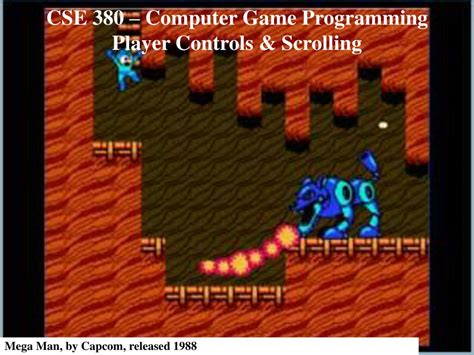 Ppt Cse 380 Computer Game Programming Player Controls And Scrolling