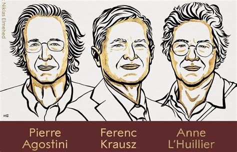 Three Scientists Awarded Nobel Prize In Physics For Ultra Fast Electron